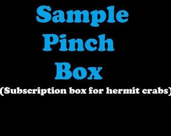 LARGE Pinch Box Monthy Hermit Crab Food Box | Etsy