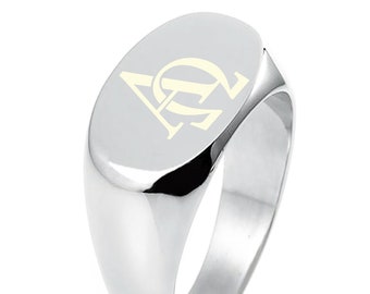 Alpha omega ring | Etsy