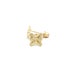 Butterfly Gold Earrings 14k Yellow Gold Screw Back Studs Set Minimalist ...