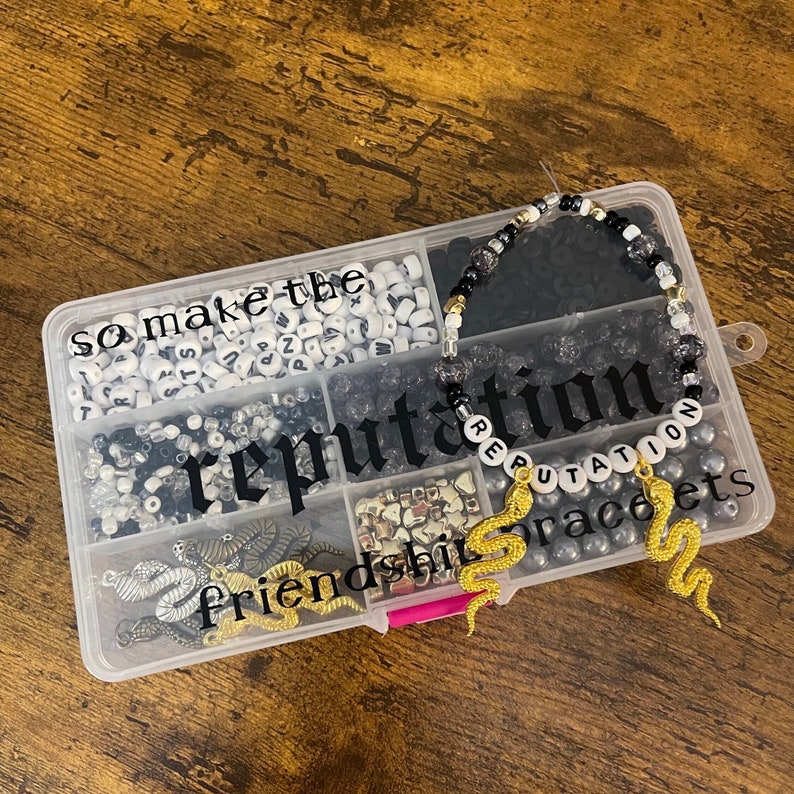 Taylor Swift Reputation Friendship Bracelet Kit - Etsy