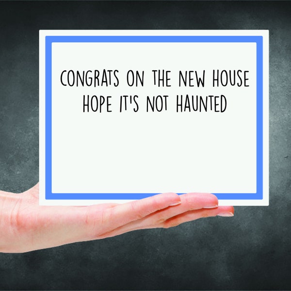 Funny New House Card - Etsy