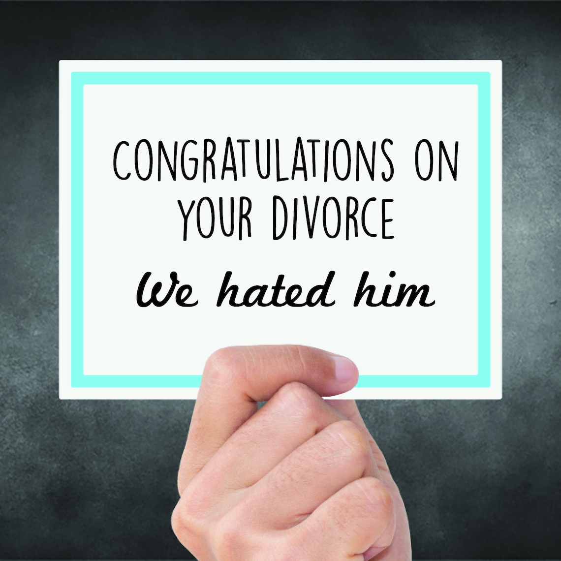 Congrats on Divorce Card - Etsy