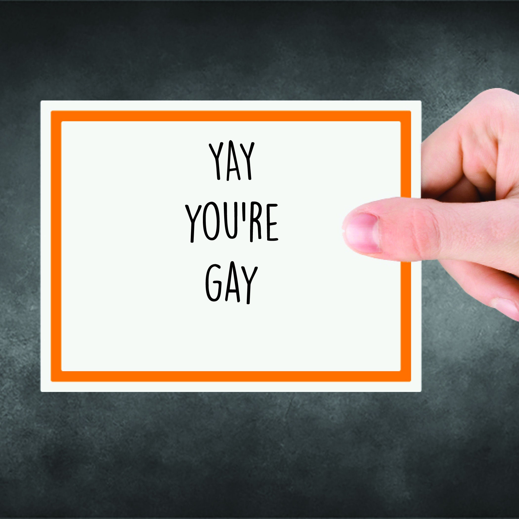 Yay You're Gay - LGBTQ Card - Etsy