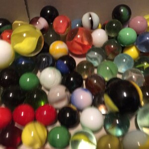 Huge Lot Marbles 480 Estate Finds Over Five Lbs. Shooters | Etsy