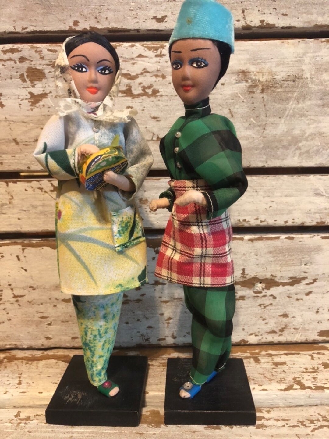 Vintage Malay Baju Kurong Dolls Lot - Etsy