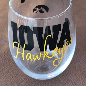 Iowa Hawkeyes..bar Glass Sports, Football, Go HAWKS, Hawks Gifts, IOWA ...