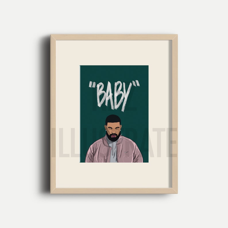 Drake baby Laugh Now Cry Later A4 Art Print - Etsy