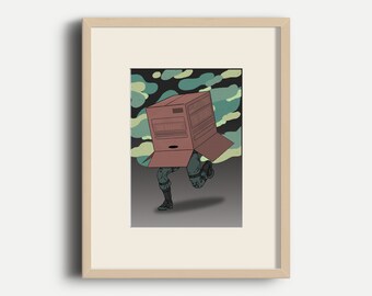 Metal Gear Solid Cardboard Box - Etsy