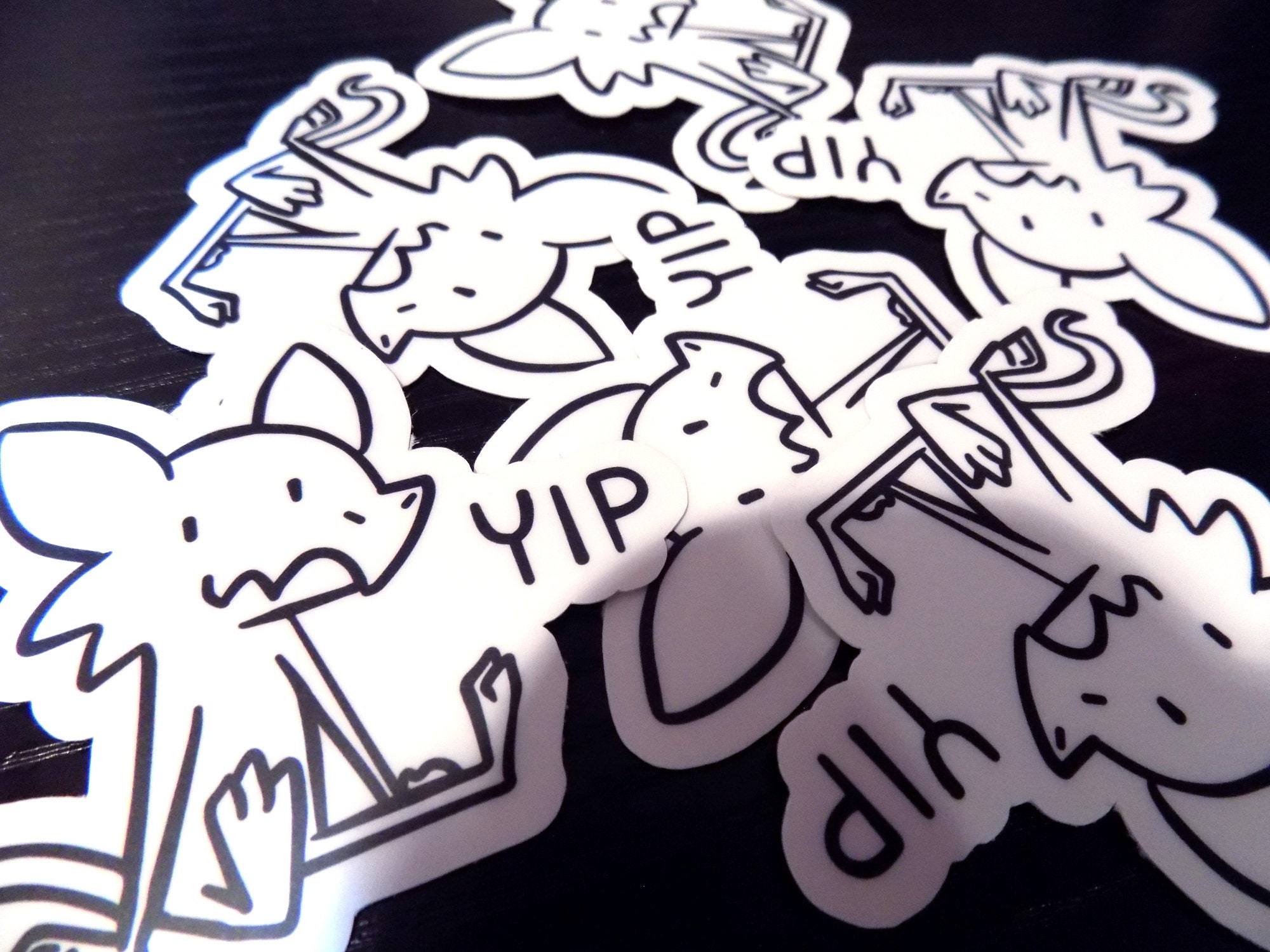 YIP Vinyl Sticker - Etsy