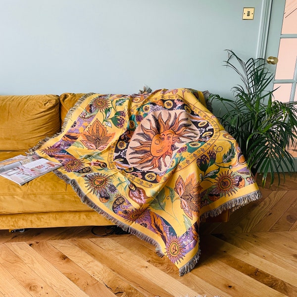 Bohemian Throw - Etsy UK
