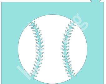 Baseball stencil | Etsy