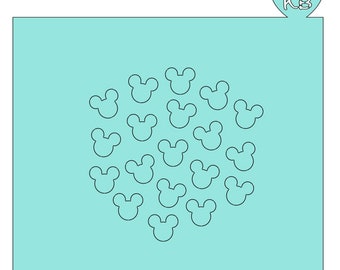 Mickey stencil | Etsy