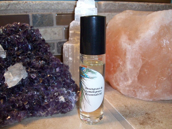 Sweetgrass and Lemongrass Essential Oil Blend 1/3 Oz Roller - Etsy