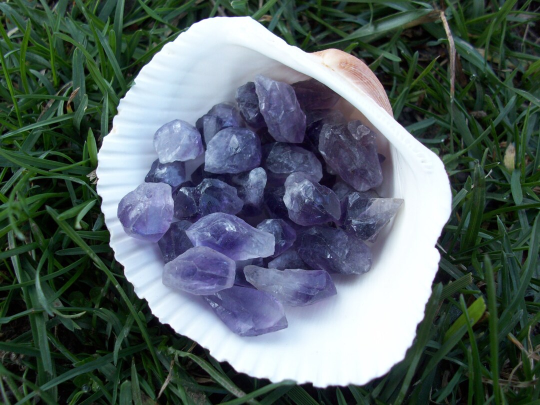 Amethyst Tiny Chipstone Points (3 Stones) - Etsy
