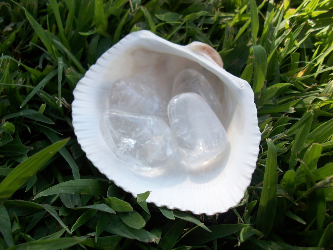 Clear Quartz Small Tumbled Stones - Etsy