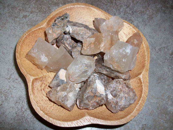 Golden Topaz Cut/raw Small Crystals | Etsy