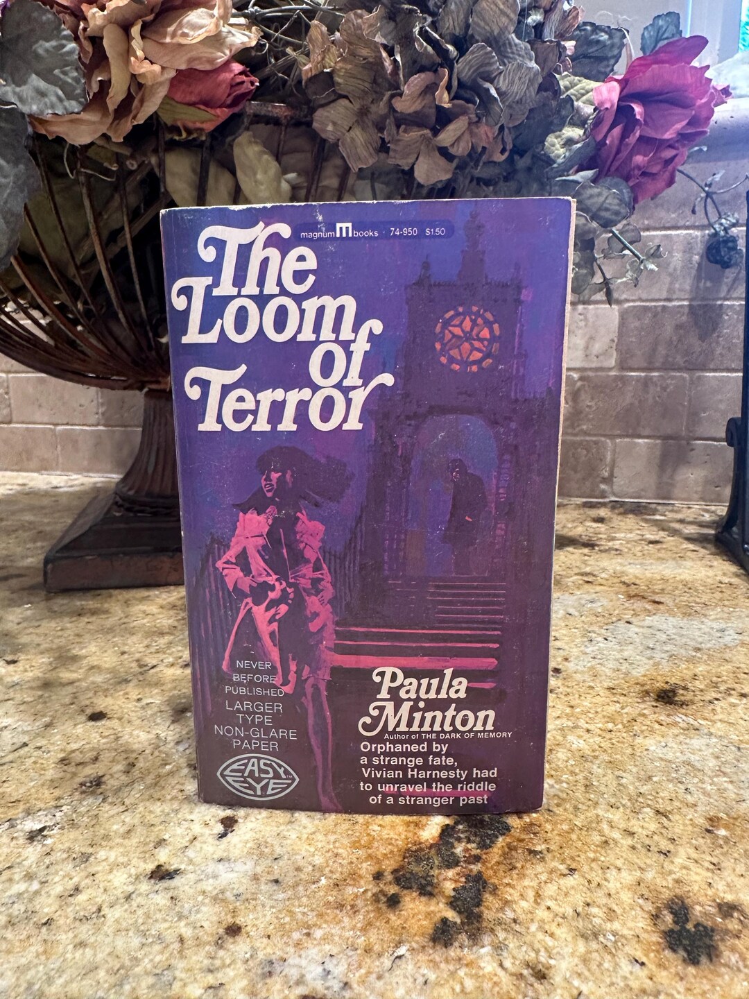 Gothic Romance, "the Loom of Terror", by Paula Minton, PB, 1968 ...