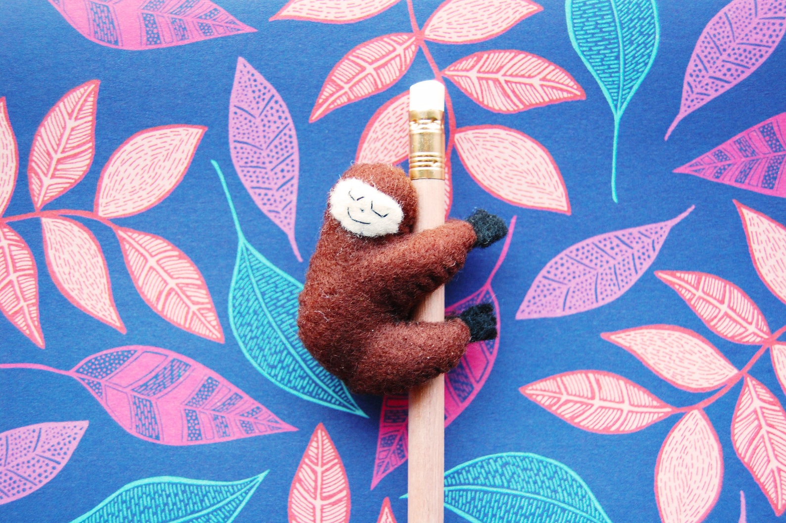 Sloth Pencil Case and Pencil Topper/hugger Plush Set - Etsy