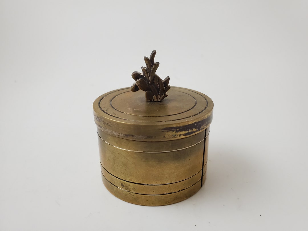 Brass Desktop Stamp Roll Holder Dispenser With Floral Finial - Etsy