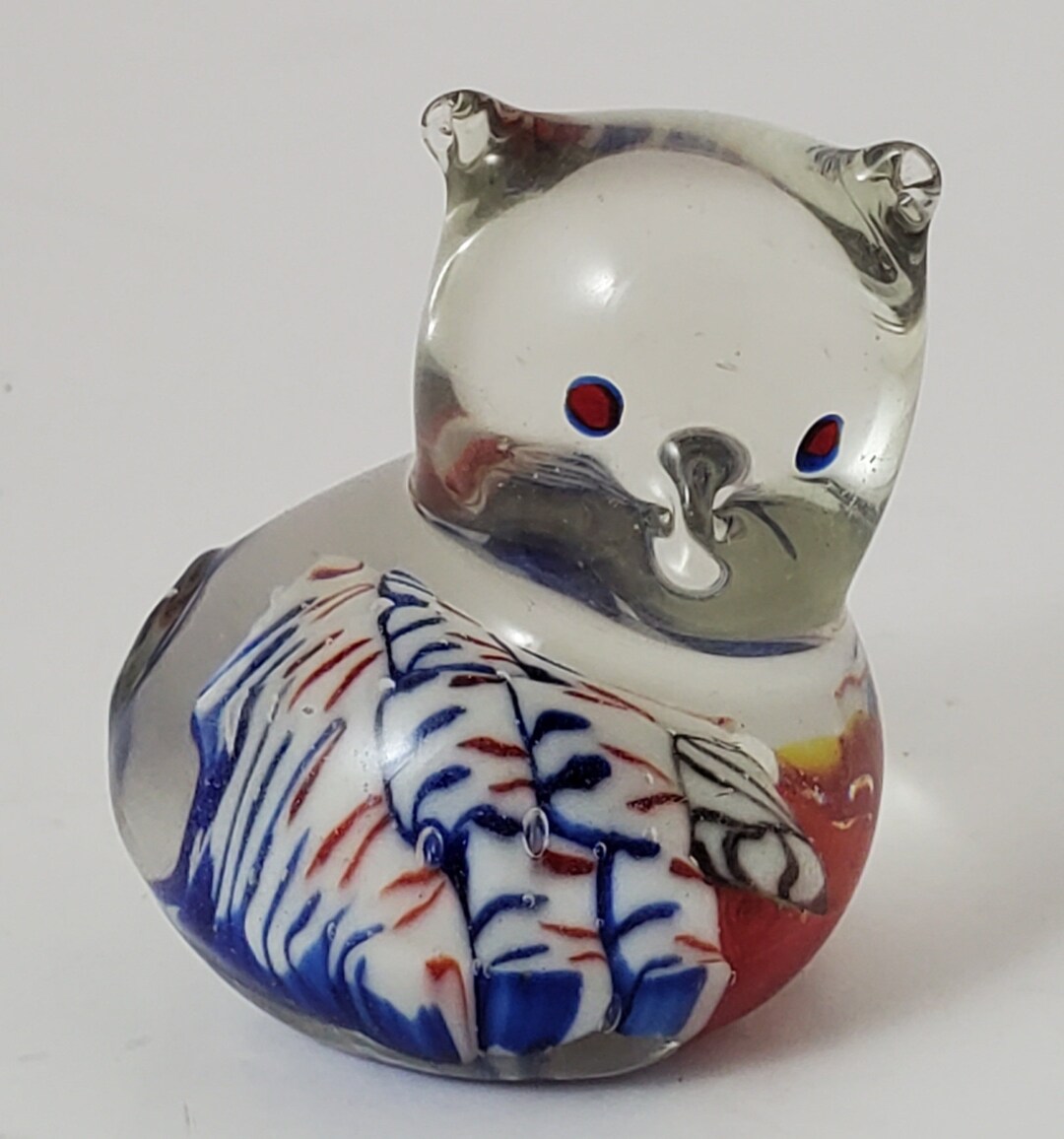 Murano Glass Cat Paperweight - Etsy
