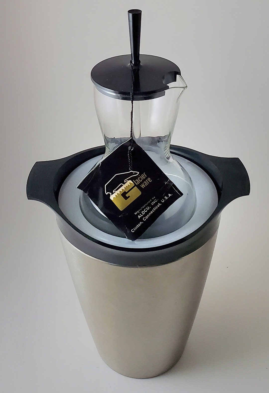 Rare 1950’s Glacier Ware Pitcher Cooler by Aldco, Inc. Clinton, Conn ...