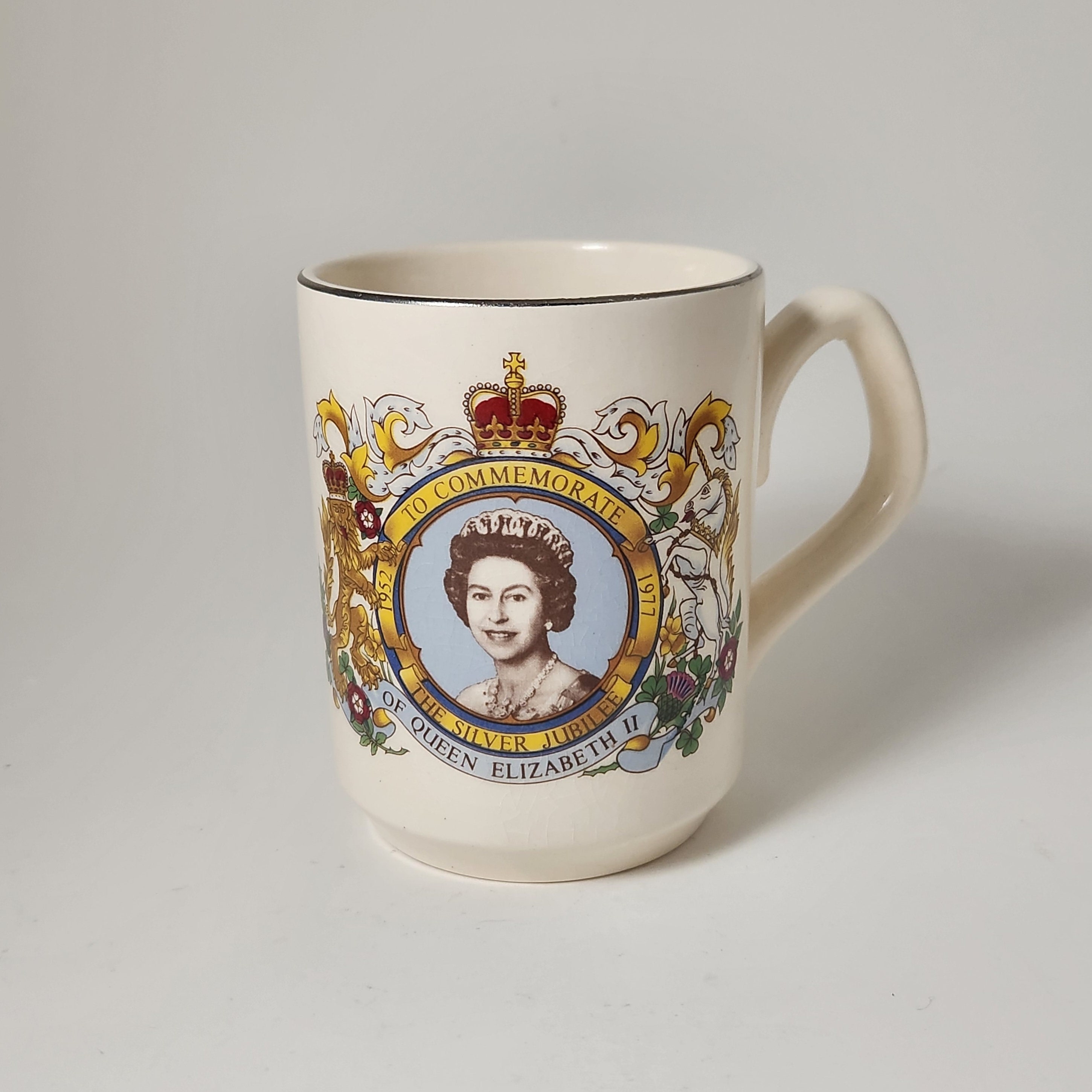 Sadler Queen Elizabeth II Silver Jubilee Mug 1952-1977 - Etsy