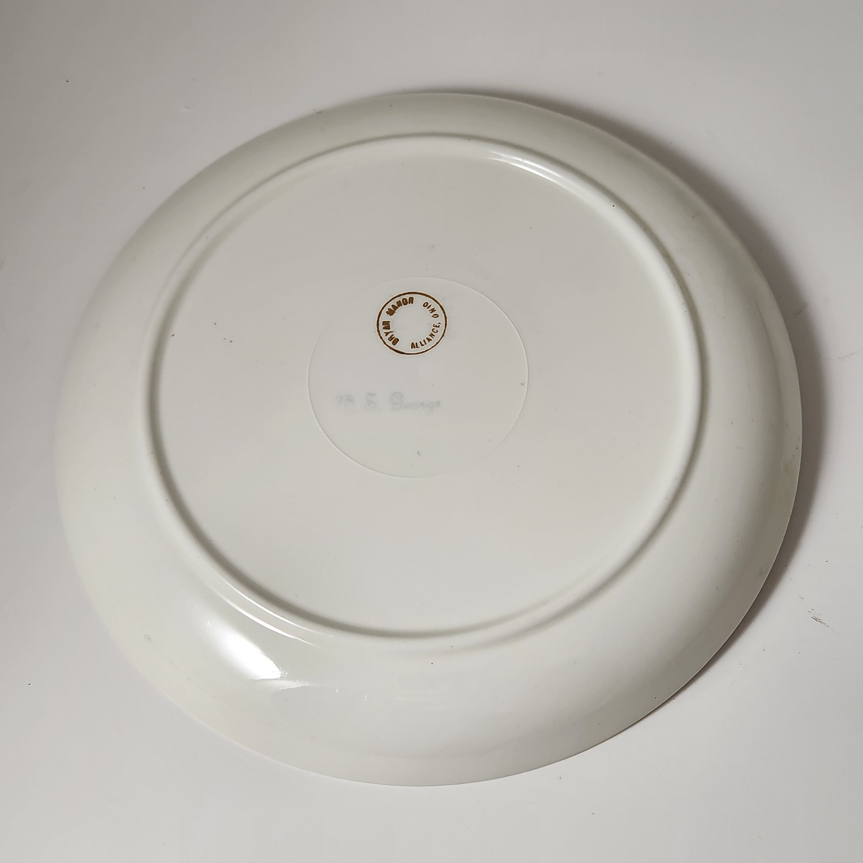 Aladdin Shriner "i Made It" Porcelain Plate Bryan Manor Alliance Ohio ...