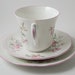 Springfield Bone China Primrose Spring Pattern Pink Border Three-piece ...