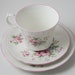 Springfield Bone China Primrose Spring Pattern Pink Border Three-piece ...