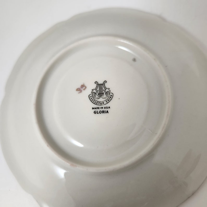 Castleton Gloria Flower Pattern Demitasse Cup W/ Saucer Made in USA - Etsy