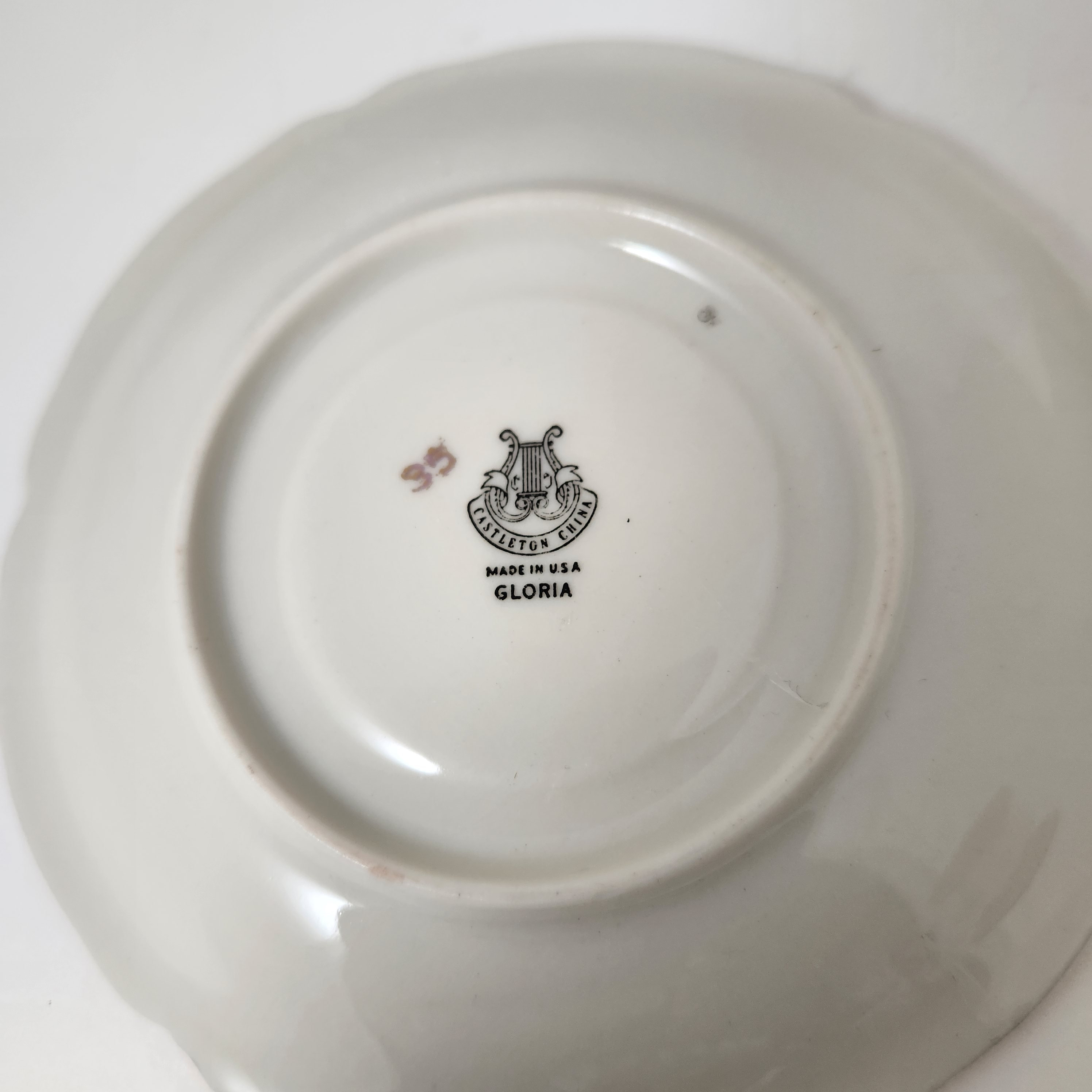 Castleton Gloria Flower Pattern Demitasse Cup W/ Saucer Made in USA - Etsy