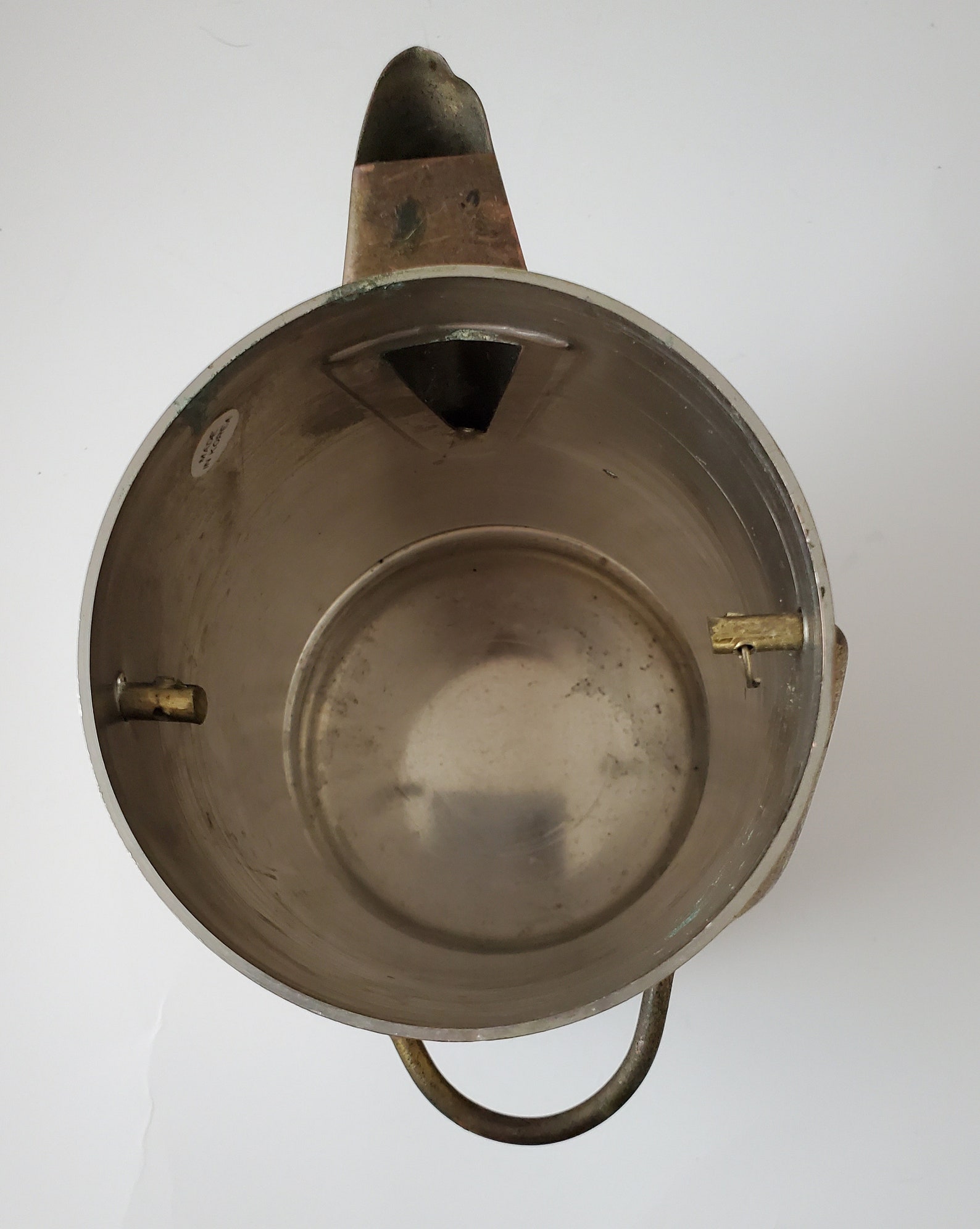 Copper and Brass Over Aluminum Teapot Made in Korea - Etsy