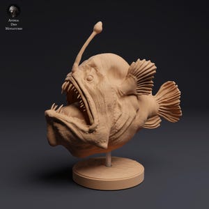 Humpback Anglerfish 1:1 Scale by Animal Den | Unpainted | Print on ...