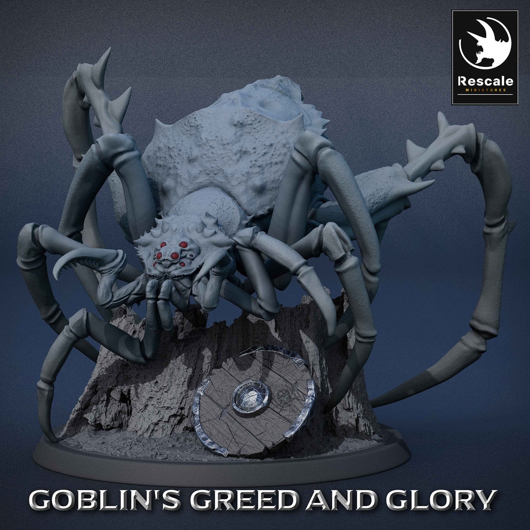 Goblin Spiders Wild (set 1) by Rescale Miniatures | Unpainted | Print on Demand | Use Code ...
