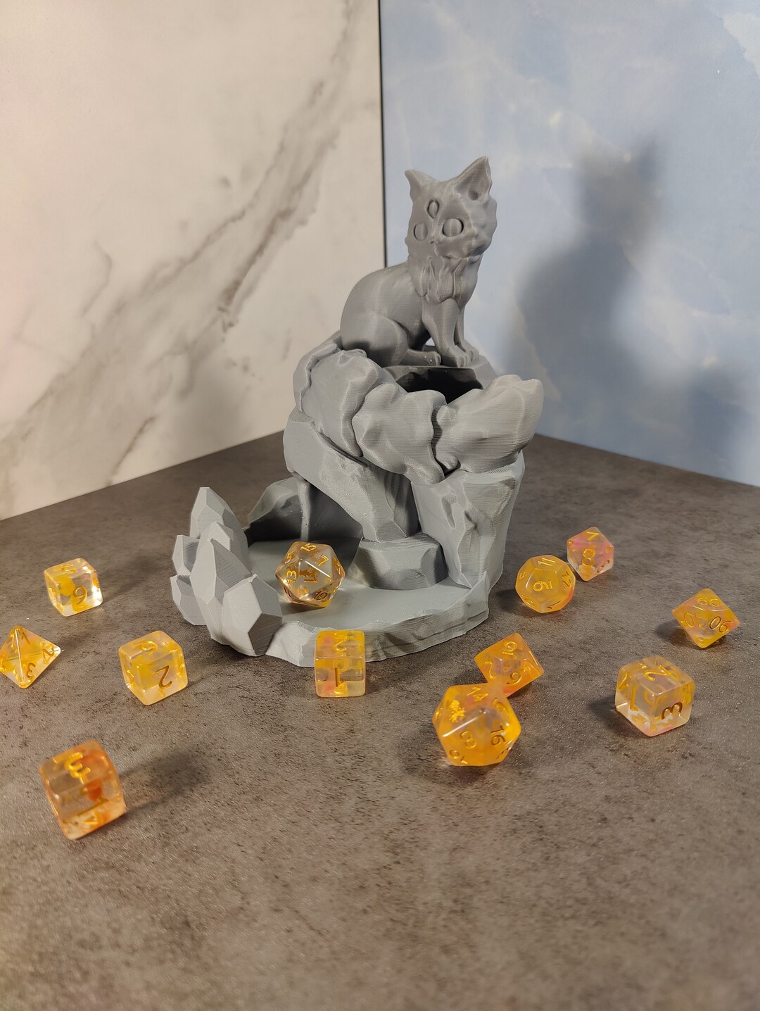 Arcadia Dice Tower by Layers in Green | Unpainted | Print on Demand ...