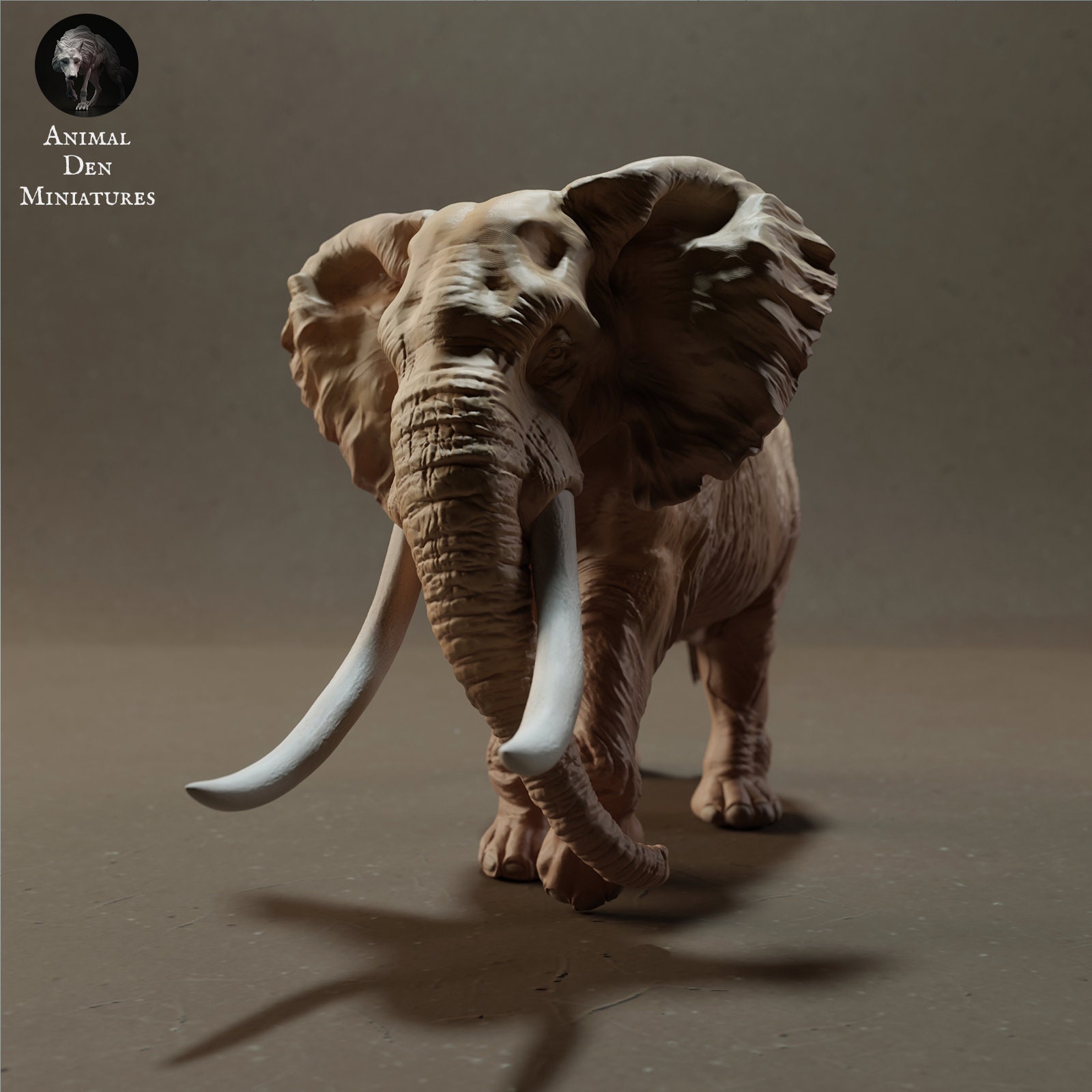 African Elephants 1:24 Scale by Animal Den Miniatures | Unpainted ...