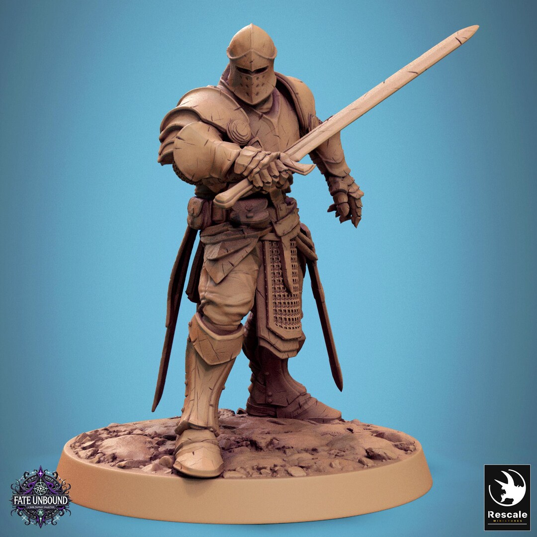 Knights of Valor, Swords by Rescale Miniatures | Unpainted | Print on Demand | Use Code ...