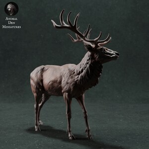 Red Deer 1:24 Scale Model by Animal Den | Unpainted | Print on Demand ...