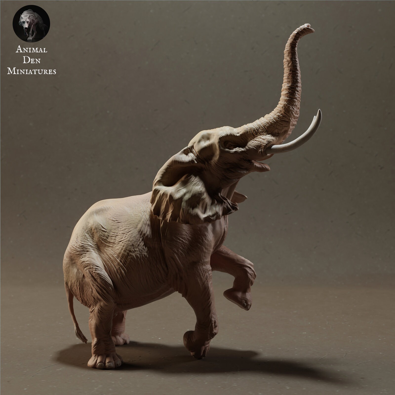 African Elephants 1:24 Scale by Animal Den Miniatures | Unpainted ...