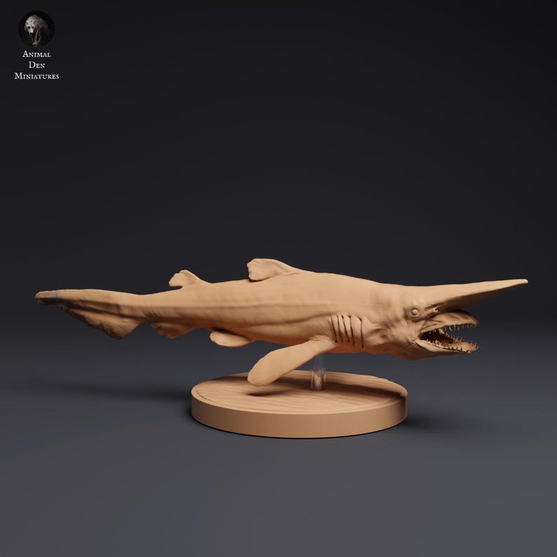 Goblin Shark 1:32 Scale by Animal Den | Unpainted | Print on Demand ...