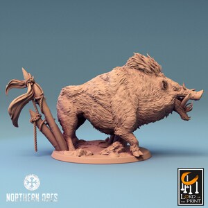 Northern Orcs, Wild Boars by Rescale Miniatures | Unpainted | Print on ...