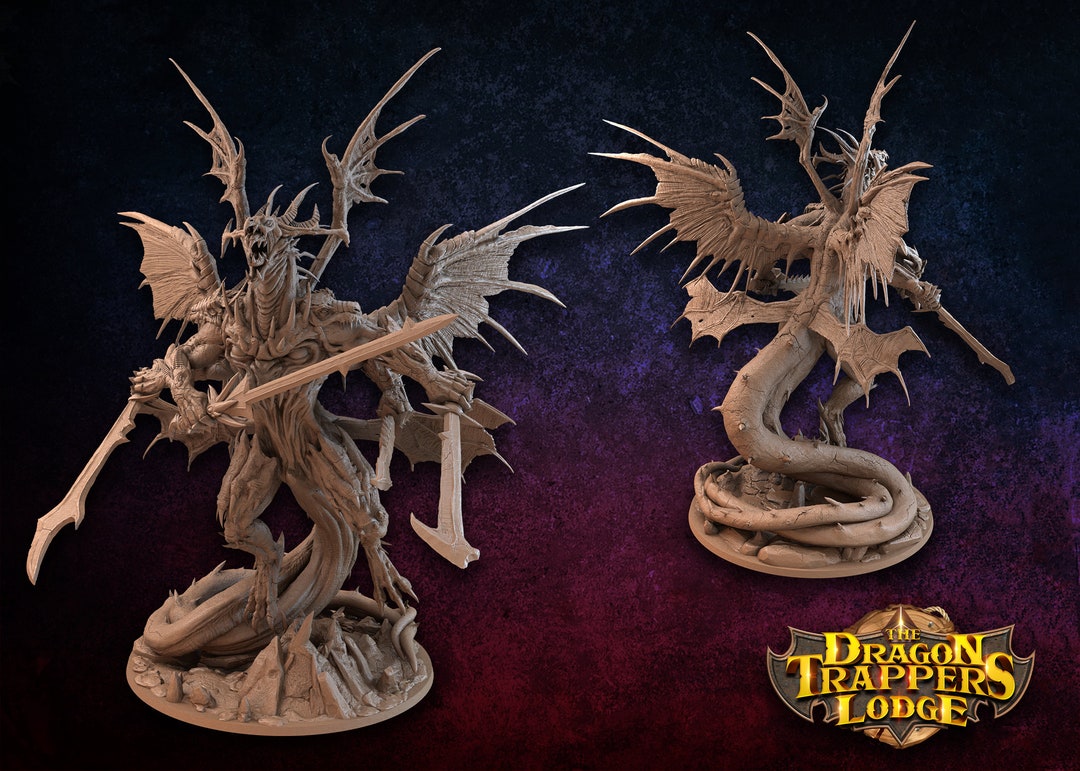 Incandriox (demon Dragon) by Dragon Trappers Lodge | Unpainted | Print ...