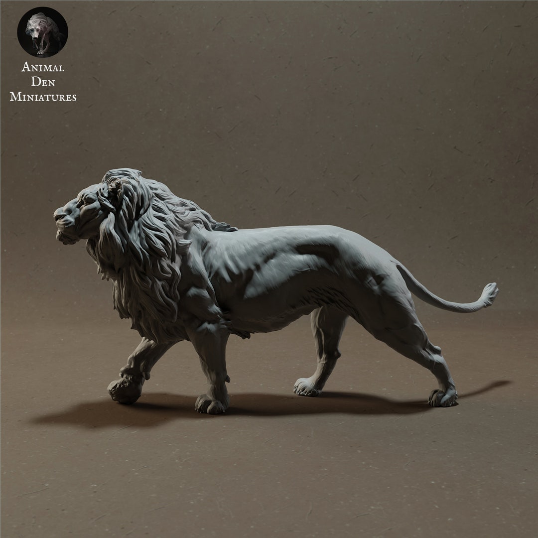 Lions 1:24 Scale by Animal Den Miniatures Please Read - Etsy