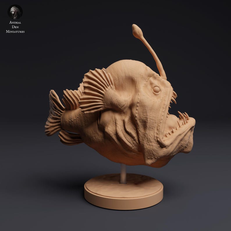 Humpback Anglerfish 1:1 Scale by Animal Den | Unpainted | Print on ...