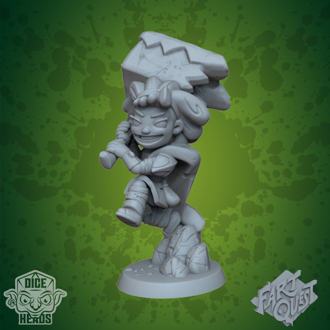 Fart Quest Model 6-pack by Dice Heads | Unpainted | Print on Demand - Etsy