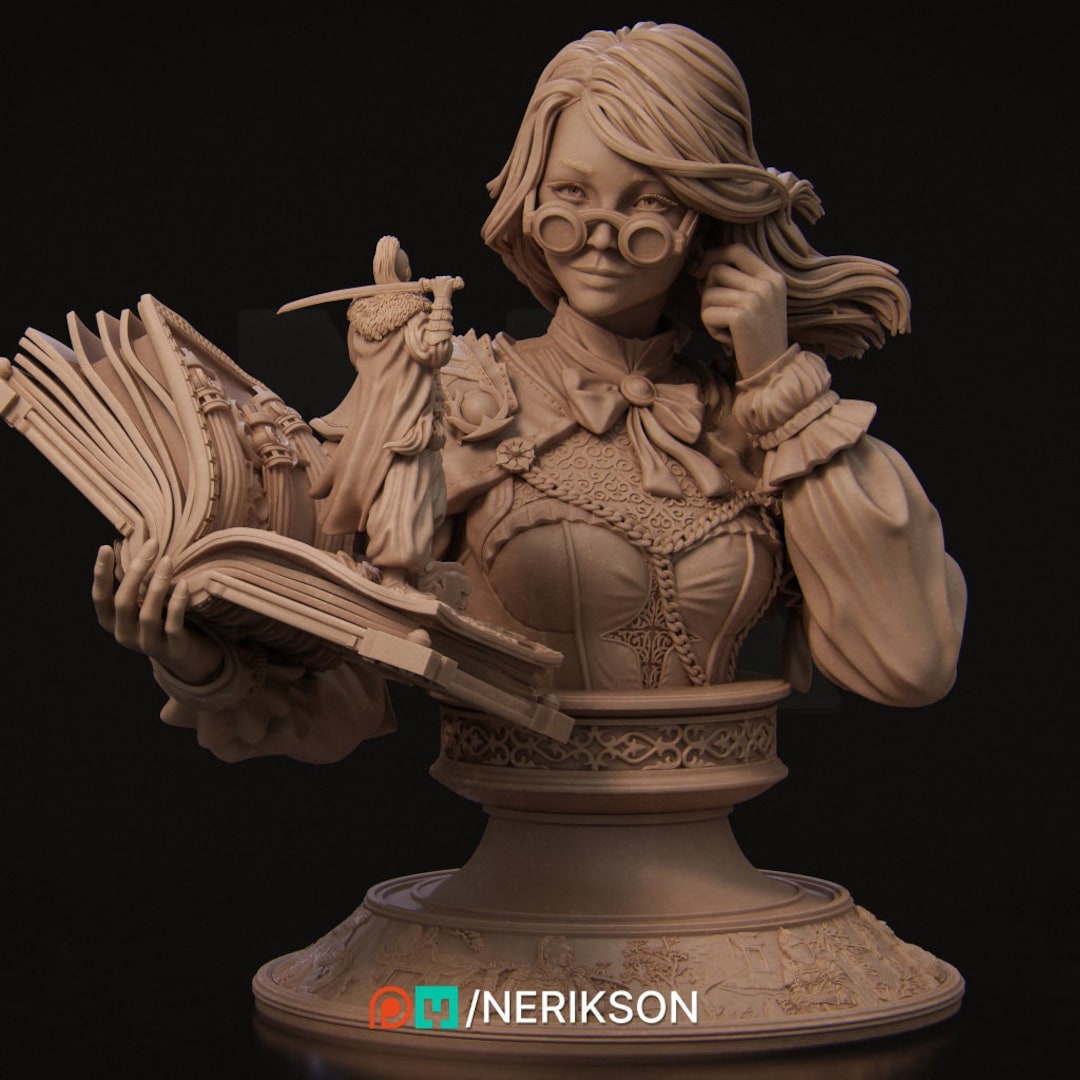 Orinthia Bust by Nerikson | Unpainted | Print on Demand - Etsy