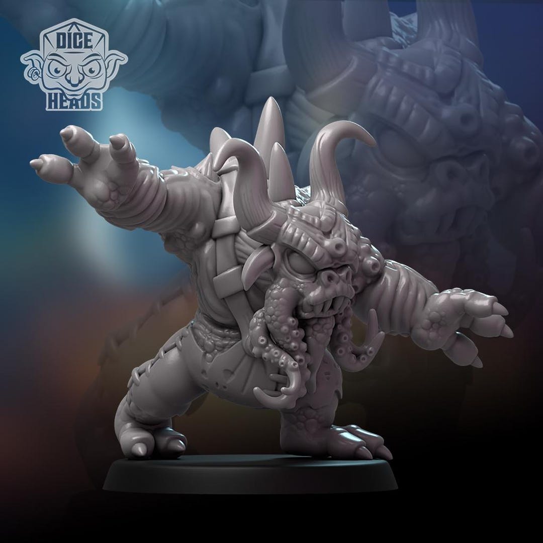 Shub-niggurath Ogre by Dice Heads | Unpainted | Print on Demand | Use ...