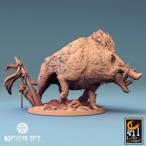 Northern Orcs, Wild Boars by Rescale Miniatures | Unpainted | Print on ...