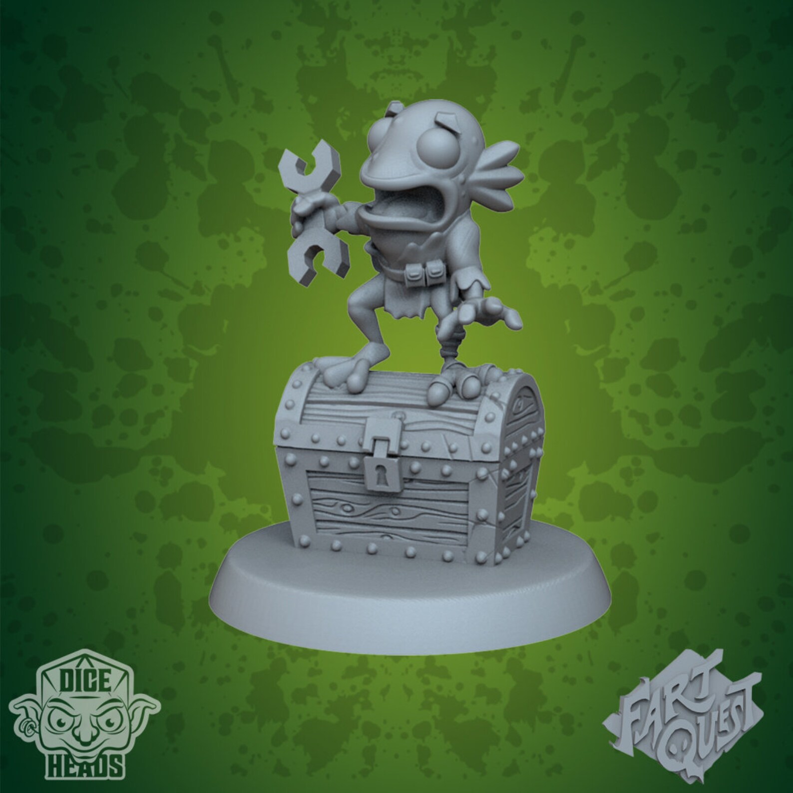 Fart Quest Model 6-pack by Dice Heads | Unpainted | Print on Demand - Etsy