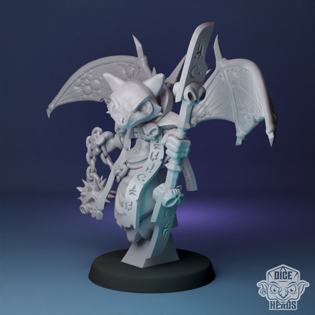 Kitsune Vampire by Dice Heads | Unpainted | Print on Demand | Use Code ...